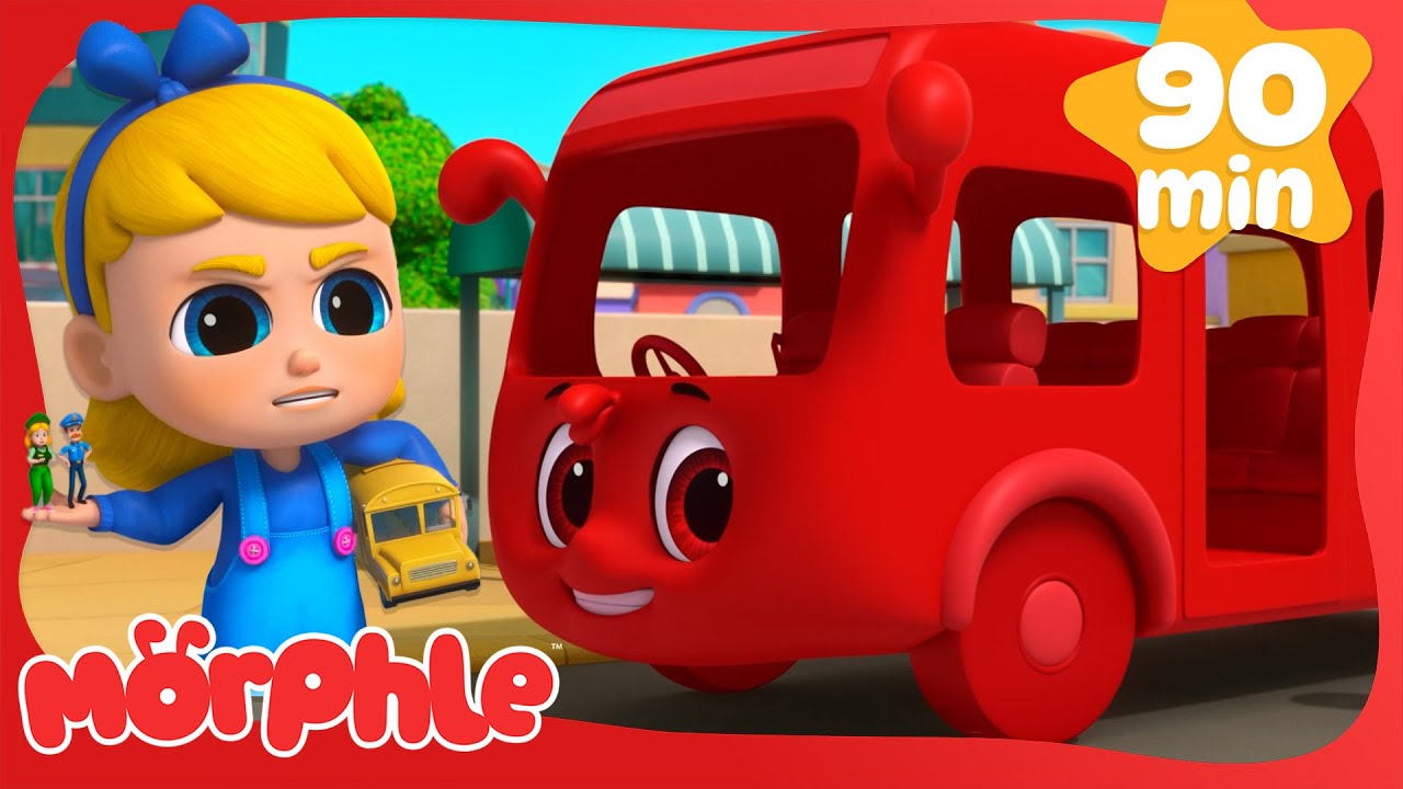 My Big Red Bus And Shrinking Town🚌 | Morphle in English | Fun Kids ...
