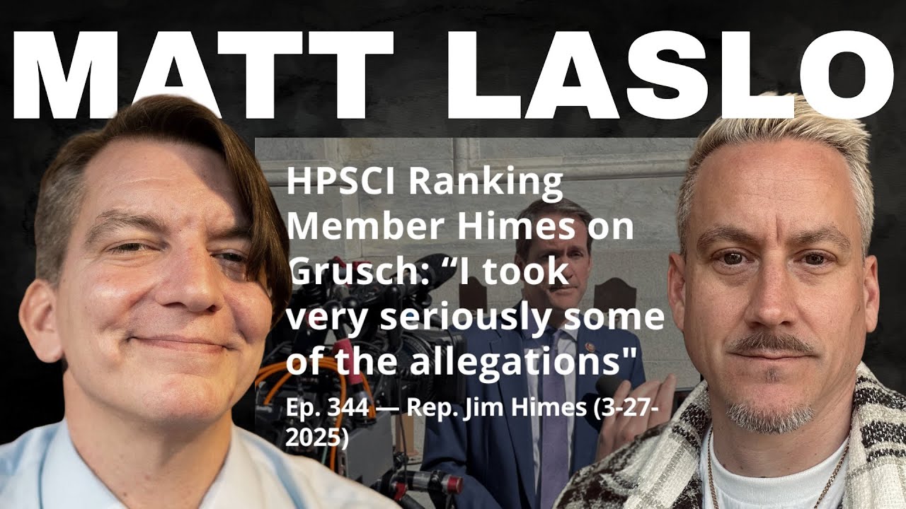 Matt Laslo - Latest On UAPS from Capitol Hill - YouTube