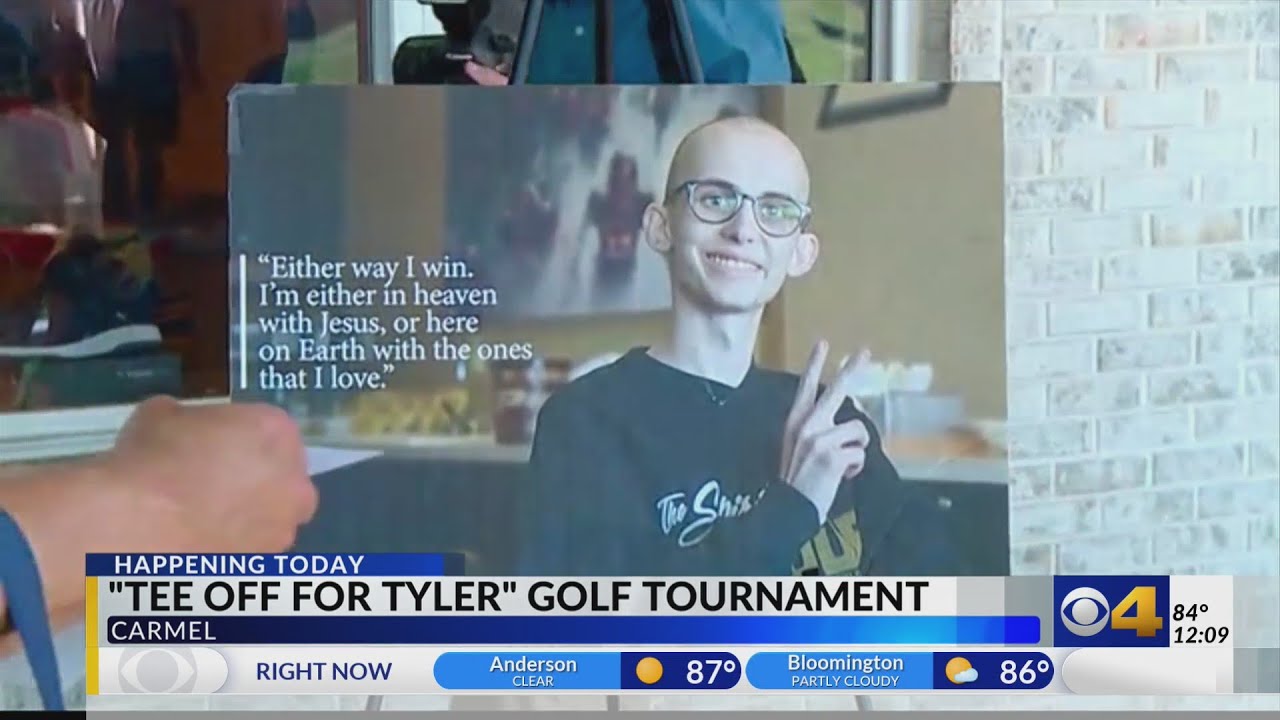 'Tee Off for Tyler' golf tournament in Carmel - YouTube