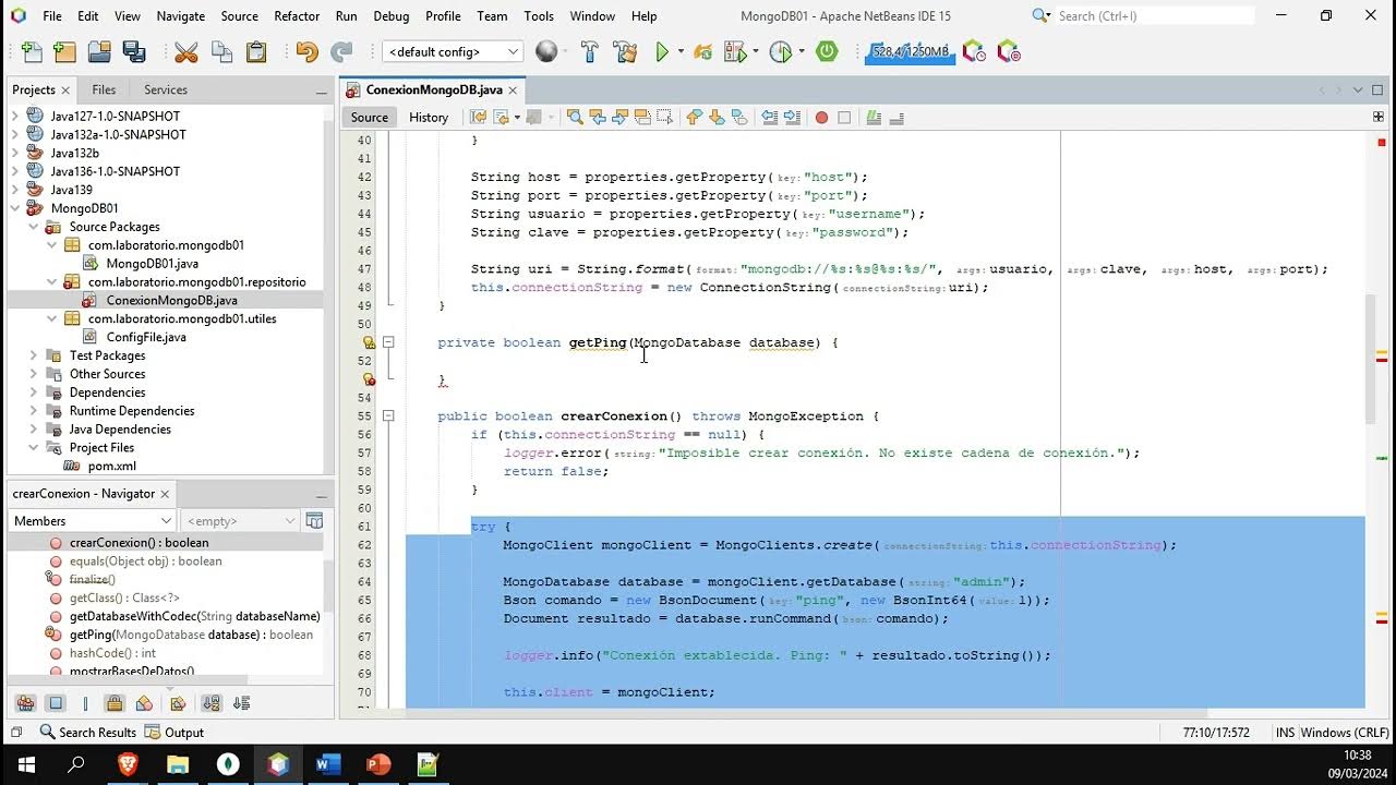 Conectando Java y MongoDB 4. Acceder a una colección con un POJO. - YouTube