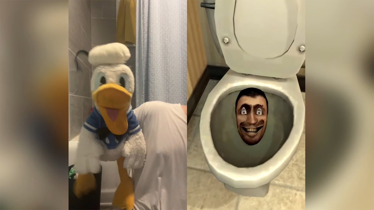 Donald Ducc REACTS To Skibidi Toilet TikToks! - YouTube