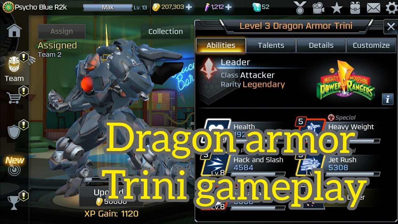 Power Rangers Legacy Wars Dragon armor Trini gameplay - YouTube