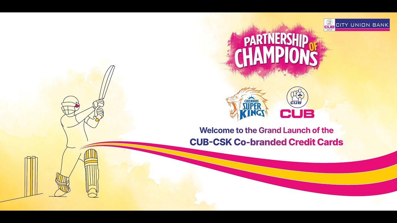 Welcome to the Official Launch of CUB CSK Co-Branded Credit card - YouTube