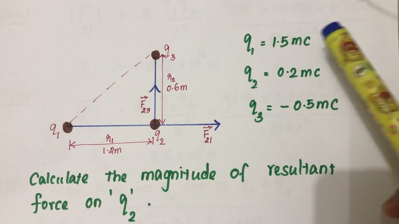 Triangle system of charges - YouTube