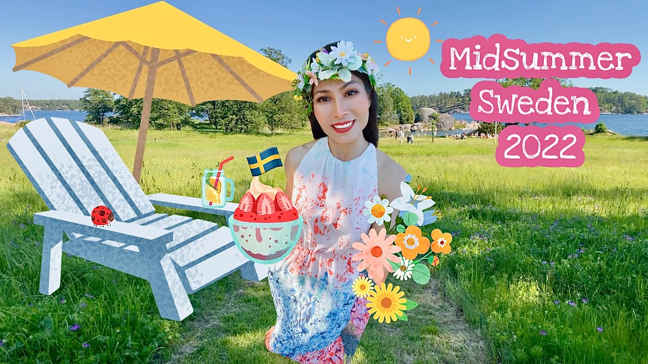 ชาวสวีเดนฉลองเทศกาลมิดซัมเมอร์กันที่ไหน⁉️🇸🇪🌞🌻 Happy midsummer Sweden 🇸🇪 ...