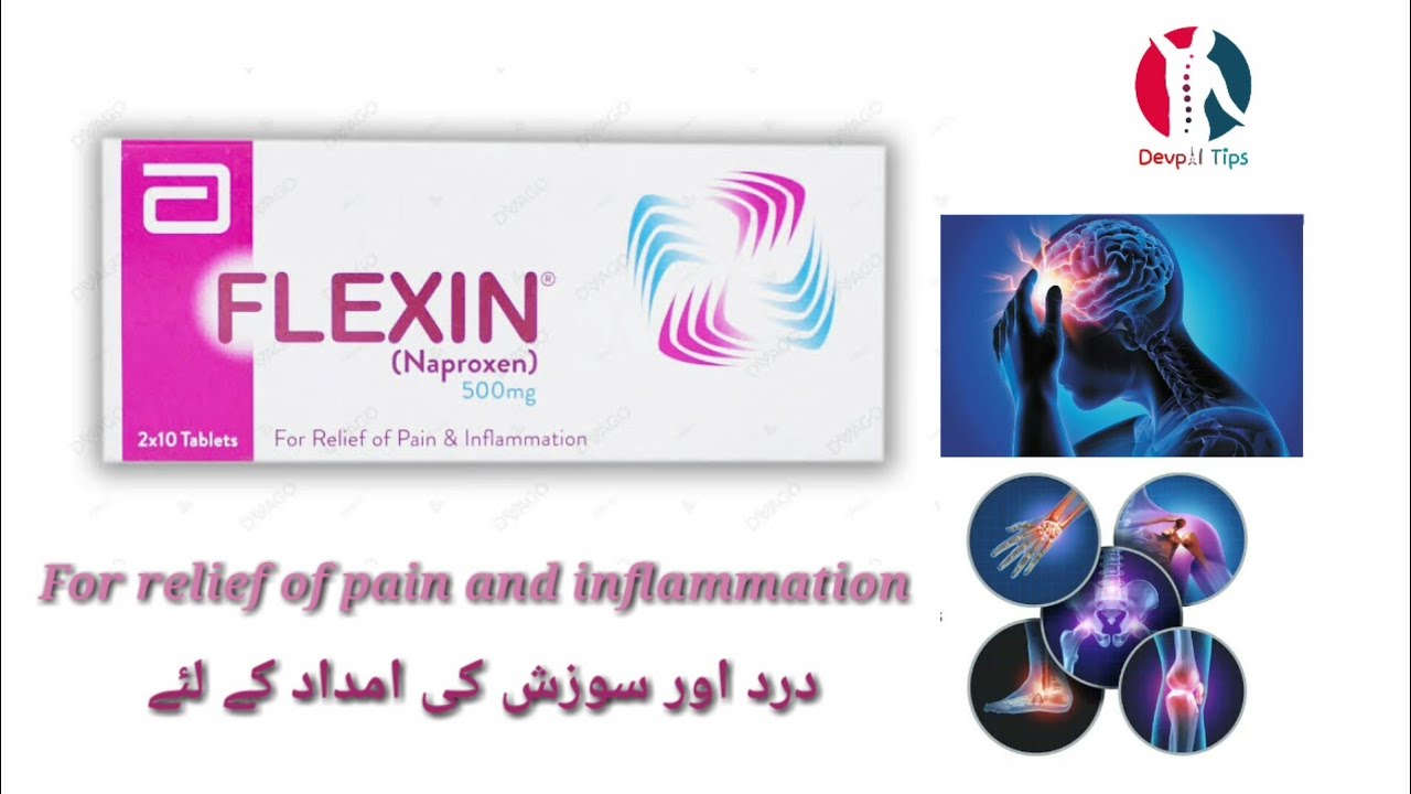Flexin 500mg tablet |Naproxen| uses and benefits in Urdu/Hindi - YouTube