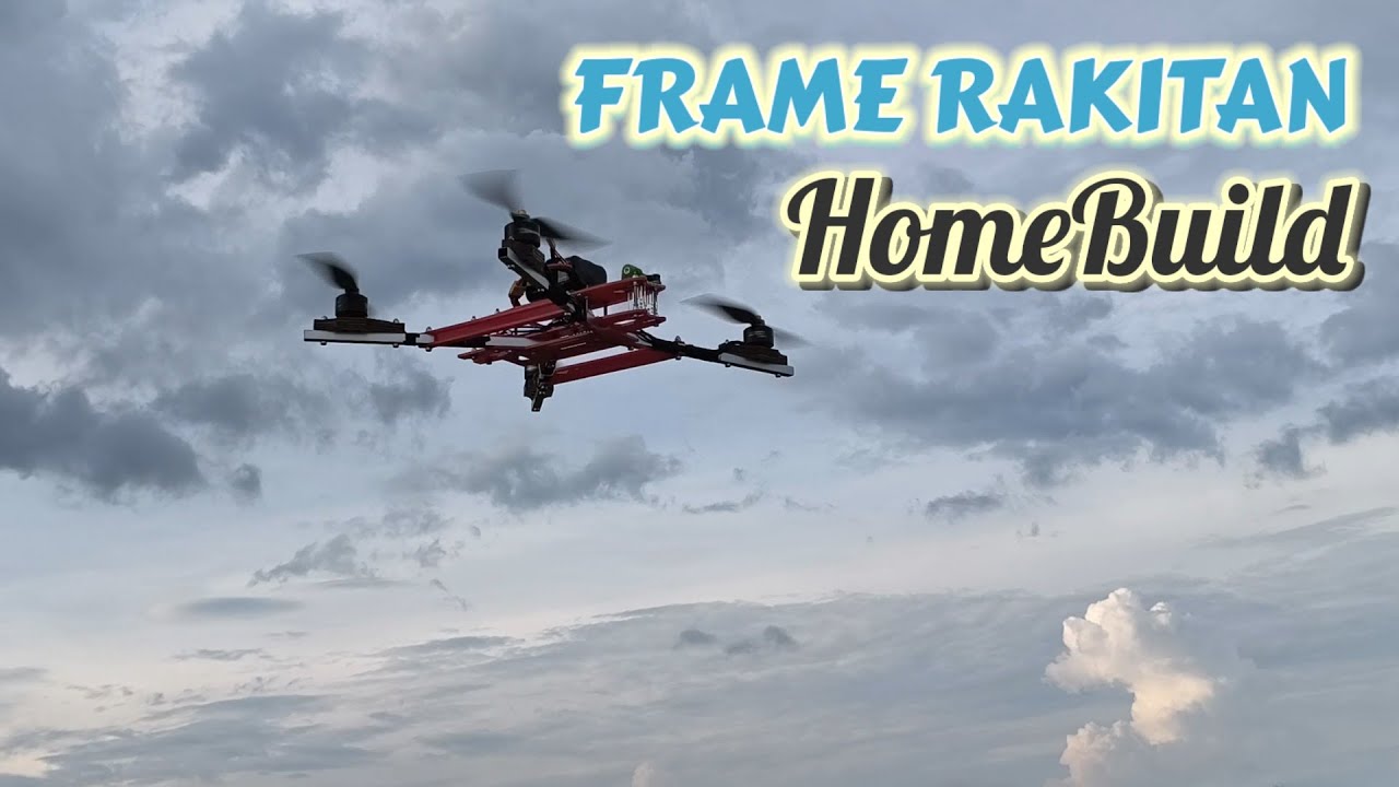🔴 TEST TERBANG KEDUA DRONE 13 INCH FRAME HOMEMADE - YouTube