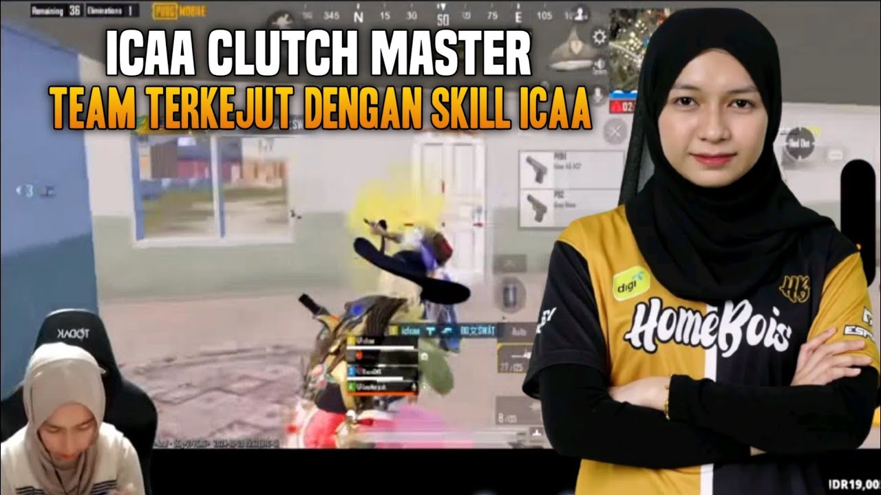 Icaa Clutch 1 Squad !! Team Auto Terkejut Dengan Skill Icaa | Pubg Mobile - YouTube