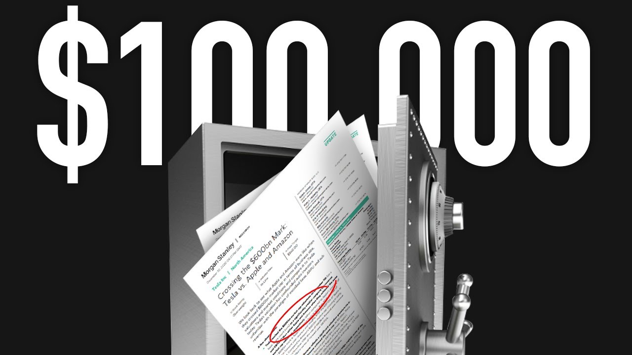 This Stock Analysis Costs $100,000 - YouTube
