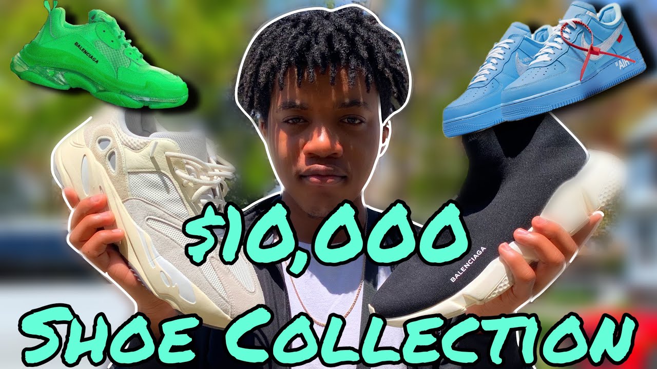 MY INSANE $10,000 SHOE COLLECTION!!! - YouTube
