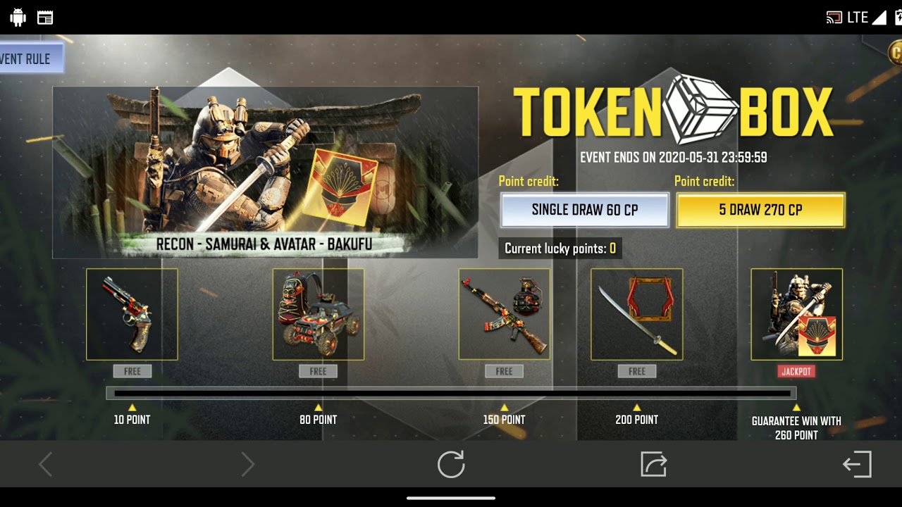 CODM Garena Token Box Samurai & Avatar - Bakufu (RIP) - YouTube