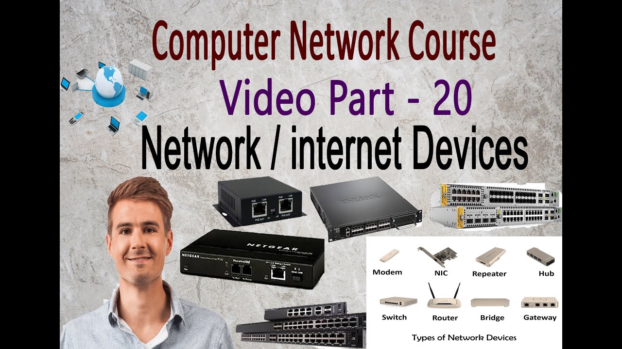 Network devices | Network Video Part - 20 | Network Types of devices ...