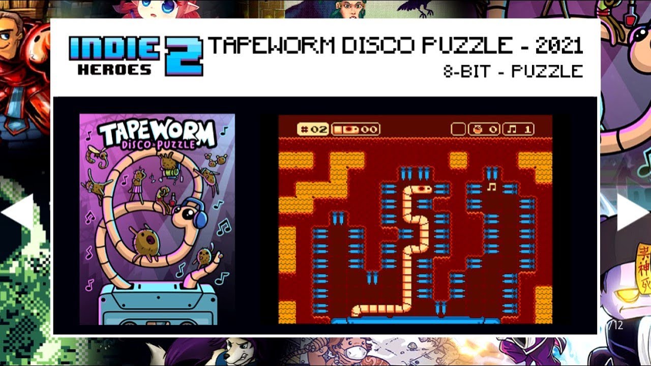 Tapeworm Disco Puzzle | Indie Heroes Collection 2 | Game 1 of 12 ...