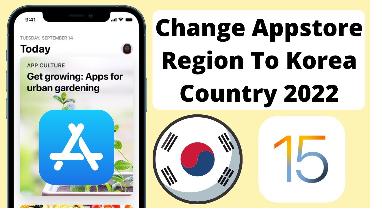 How To Change Appstore Country To Korea Country Change Appstore Region ...