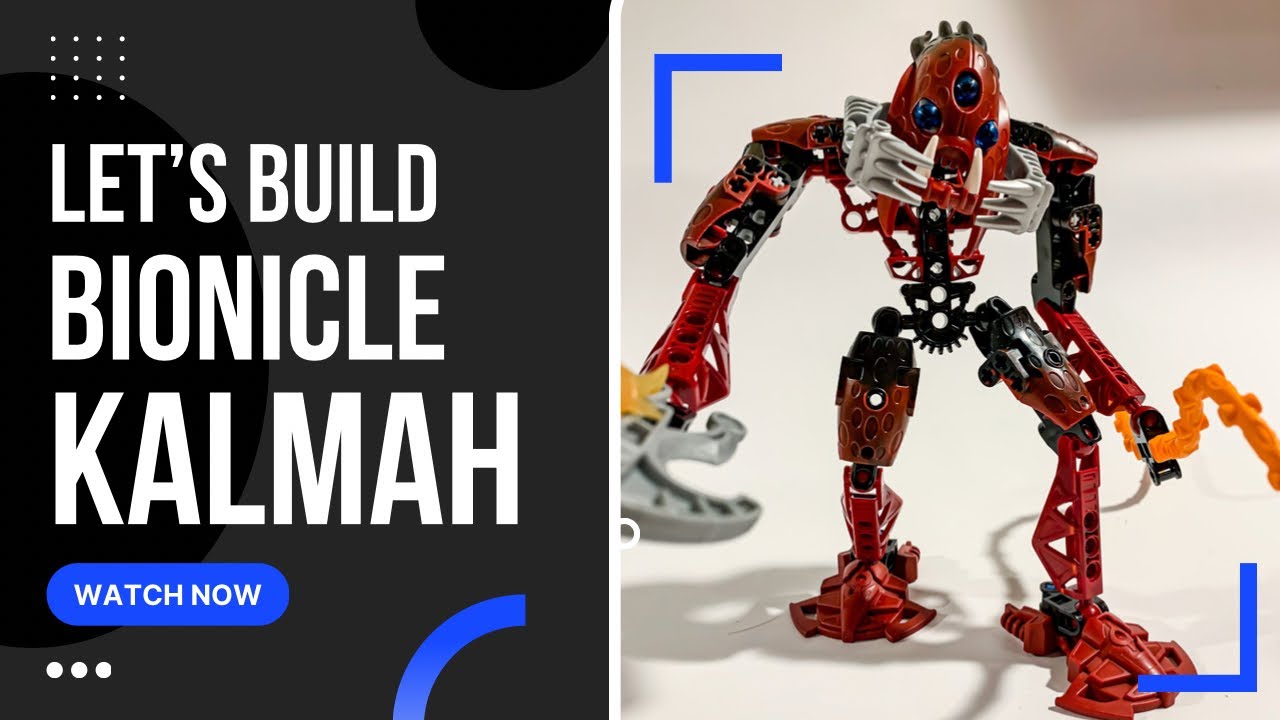 Lets Build Lego Bionicle - Barraki Kalmah (8917) - YouTube