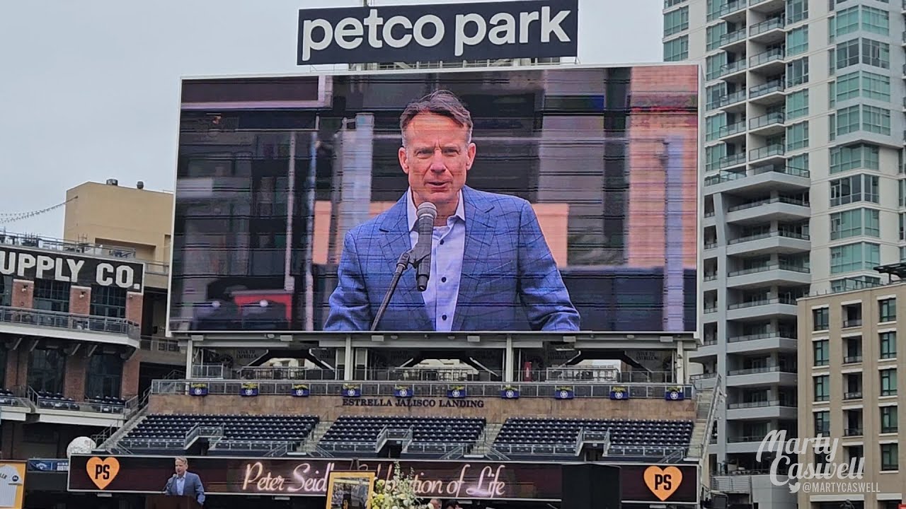 Padres chairman Eric Kutsenda pays tribute to his friend Peter Seidler ...