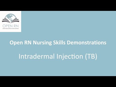 Intradermal Injection - TB - YouTube