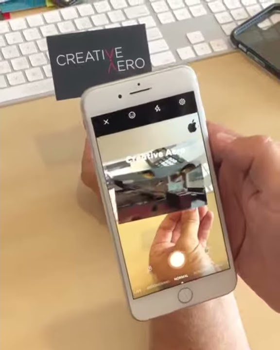Creative Aero AR Business Card - YouTube