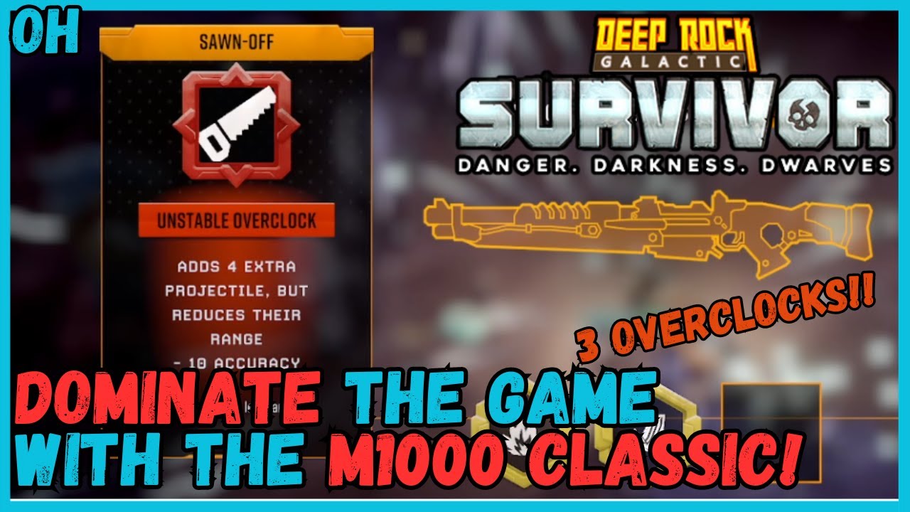 The M1000 Classic Is A BOSS KILLER! 3 Overclocks! Deep Rock Galactic ...
