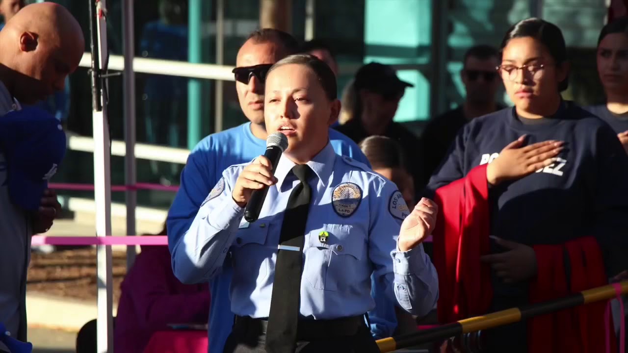 LAPD Mission Division Foot Pursuit 5k (2018) - YouTube