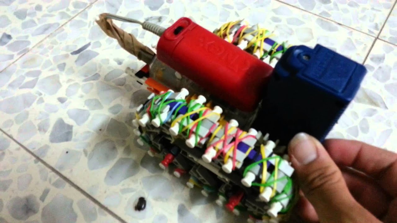 K'nex knex Tank (mini) - YouTube