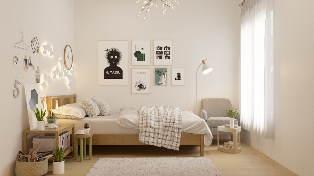 3x3 Bedroom Design & Decor - Low Budget - YouTube