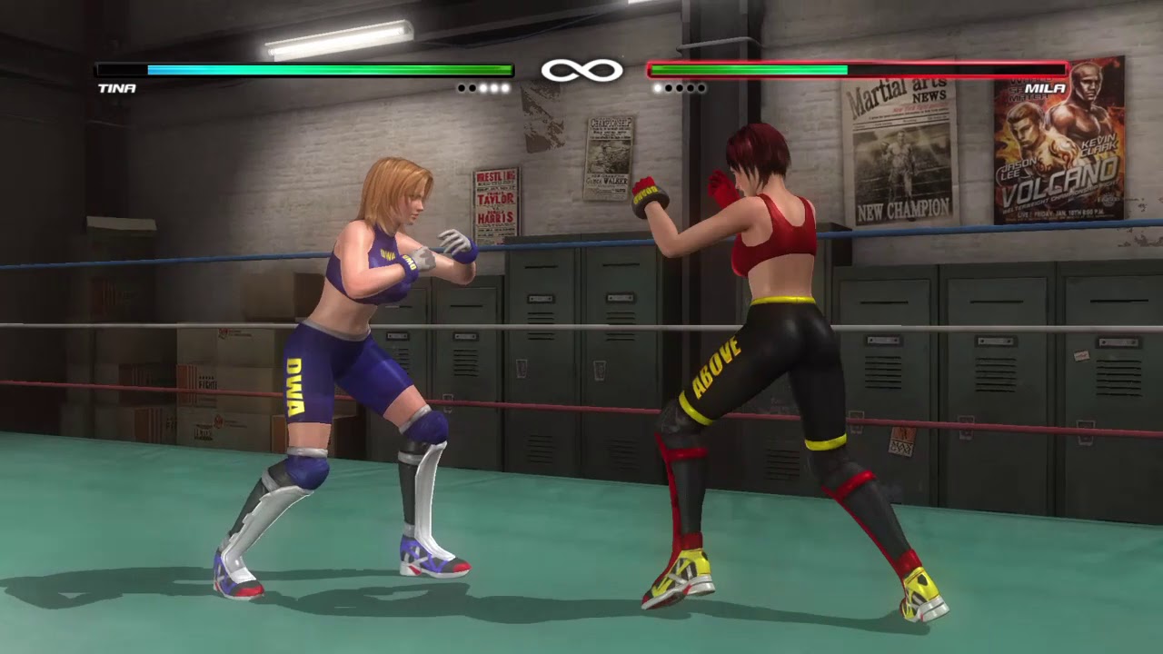 DEAD OR ALIVE 5 Last Round Tina vs Mila - YouTube