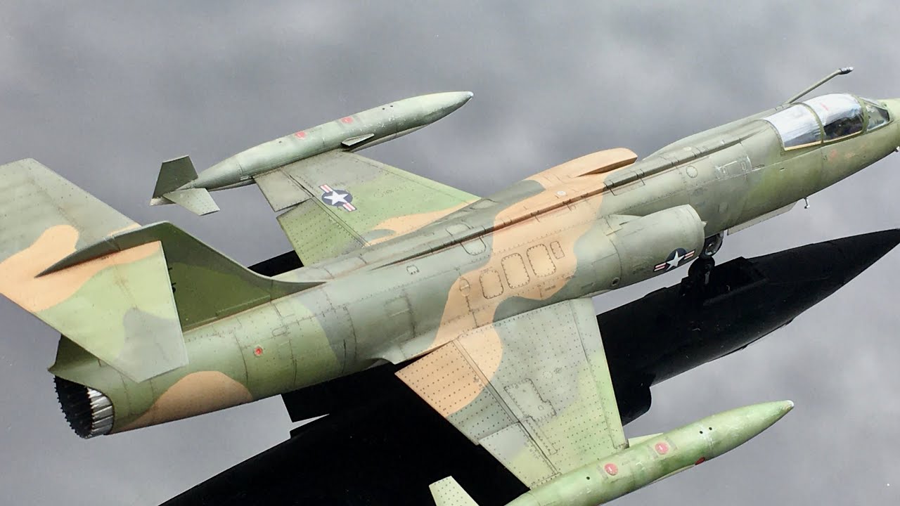 F-104C hasegawa 1/48 VIETNAM - YouTube