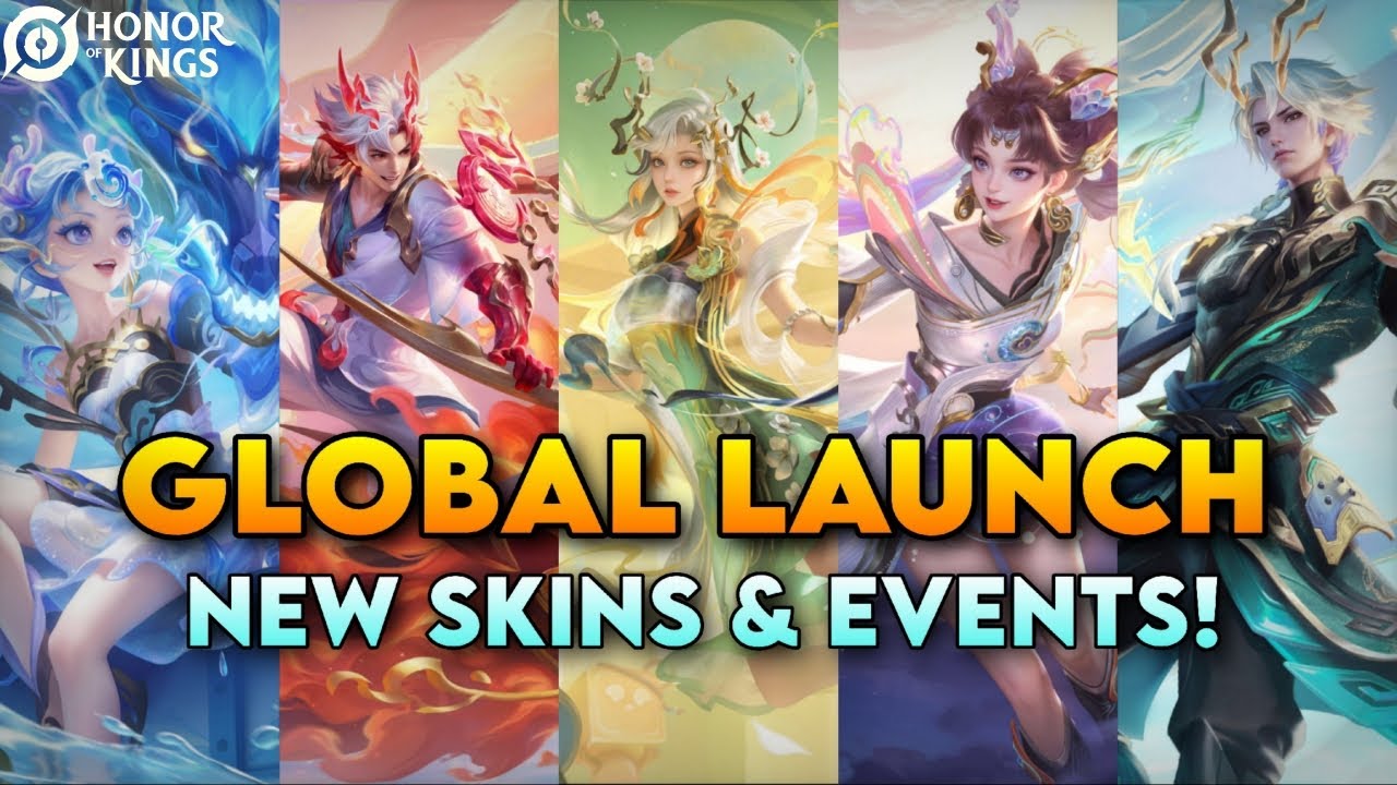 HOK GLOBAL LAUNCH, FREE SKINS & UPCOMING EVENTS! | Honor of Kings ...