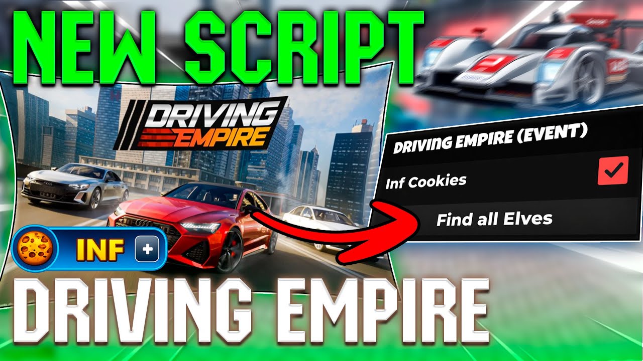 DRIVING EMPIRE BEST SCRIPT | INF COOKIES | FIND ALL ELVES - YouTube