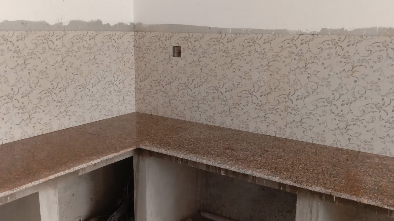 How To Install Granite Kitchen CounterTop_ How To make a Modren Kitchen ...