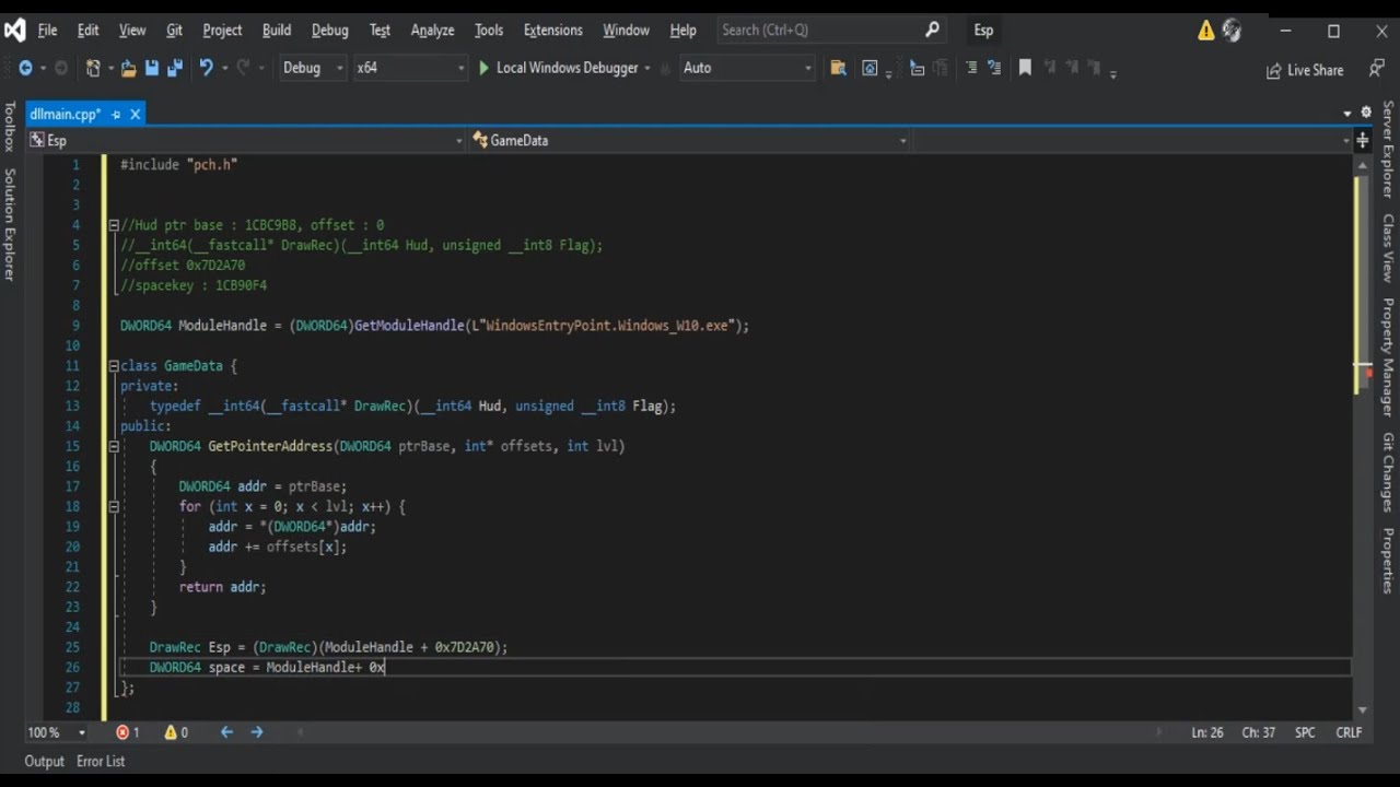 MC5 Esp Hack Tutorial [ C++ ] - YouTube