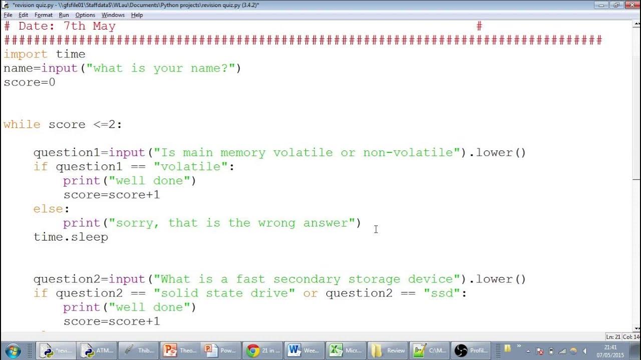 Python Tutorial 8 using the time module to add delays - YouTube