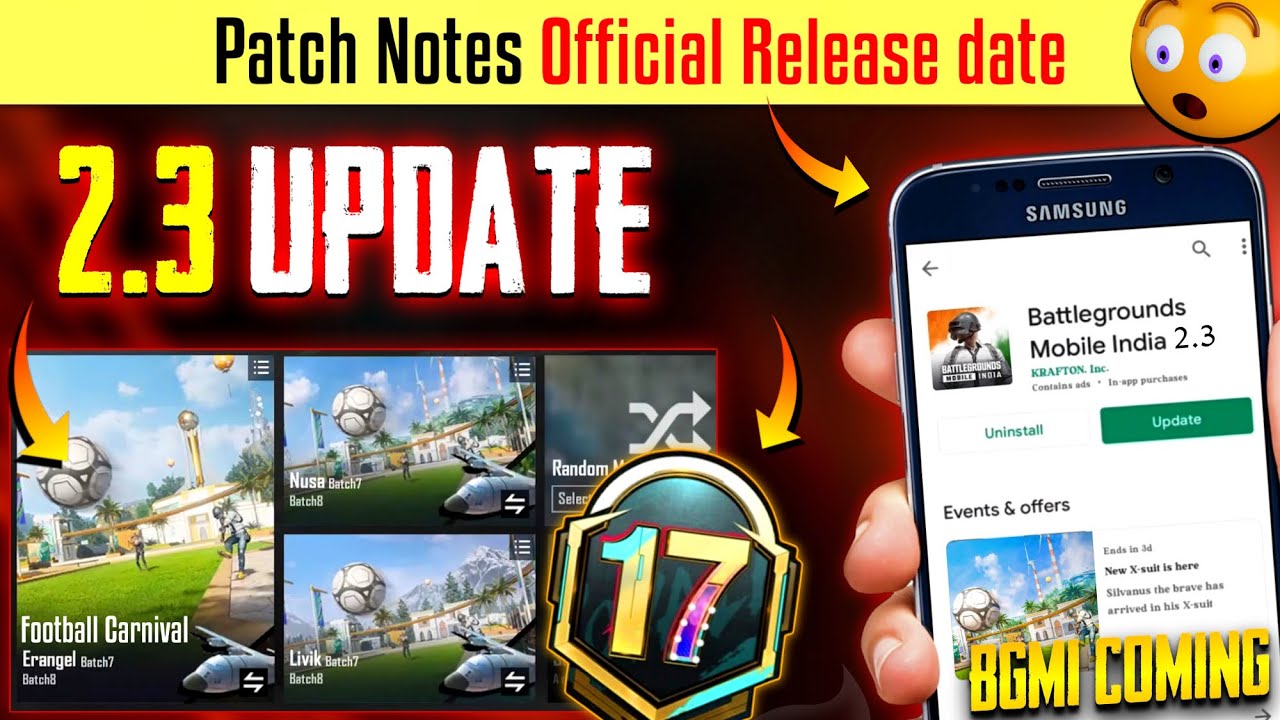 BGMI NEXT UPDATE 2.3 is here 😍 BGMI Unban Latest News 😱 BGMI New Update ...