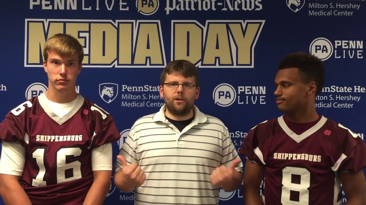 Shippensburg backfield tandem Carter VanScyoc and Adam Houser at 2017 ...