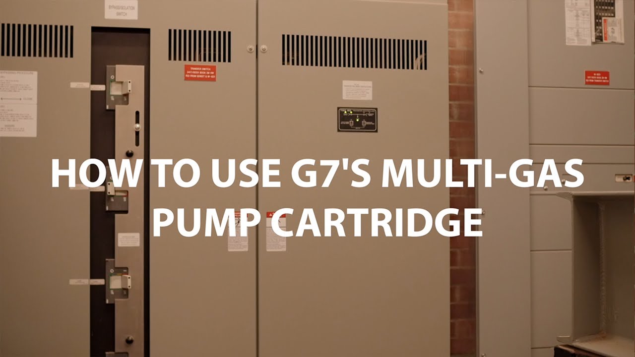 How to use G7's multi-gas pump cartridge - YouTube