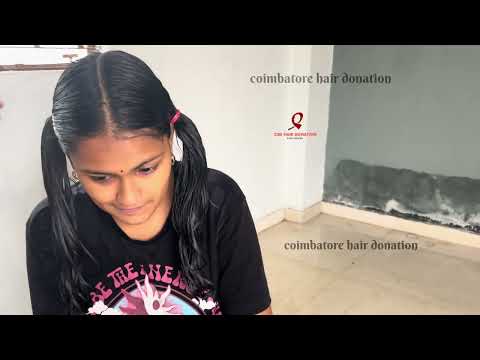College Girl Full shave for cause | Indian Women Headshave 2025 Latest @coimbatorehairdonation