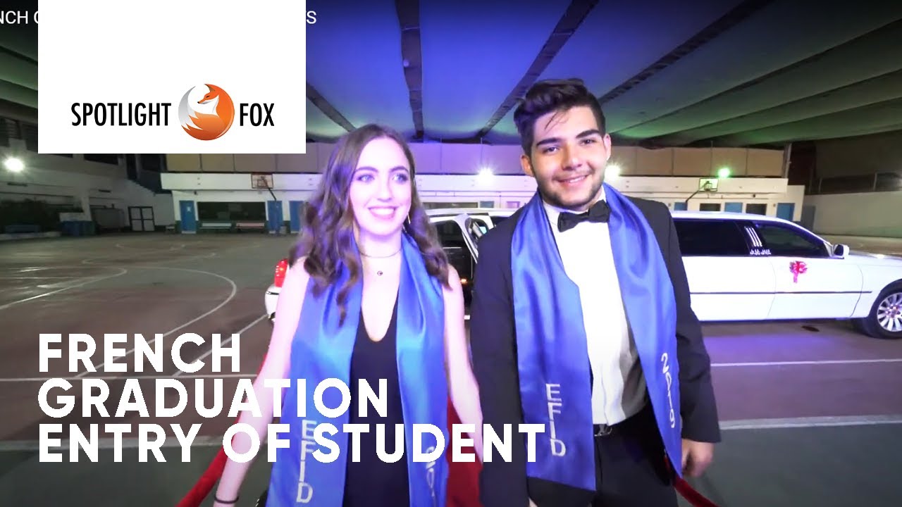 FRENCH GRADUATION ENTRY OF STUDENTS - YouTube