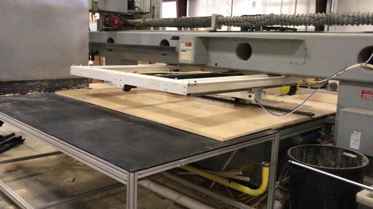 Offloading a Sheet for Cabinotch Full Access Job #1 - YouTube