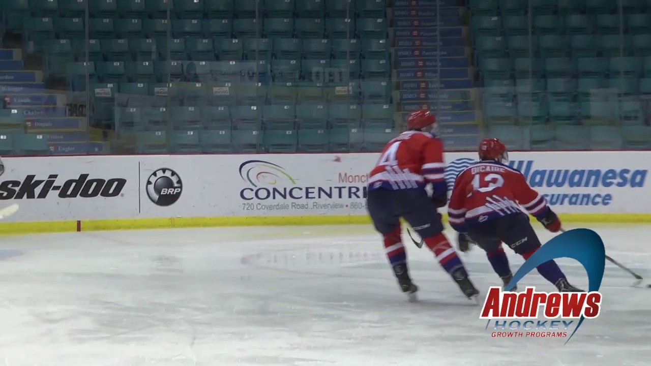 Andrews Hockey Double Mohawk Turn Don't get beat to the inside! - YouTube