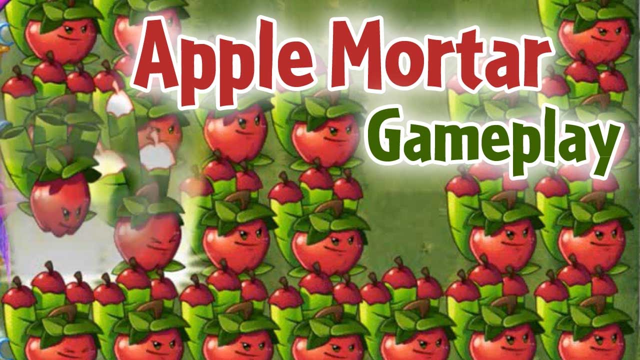 Plants vs Zombies 2 - New Plant Gameplay: Apple Mortar in Action - YouTube
