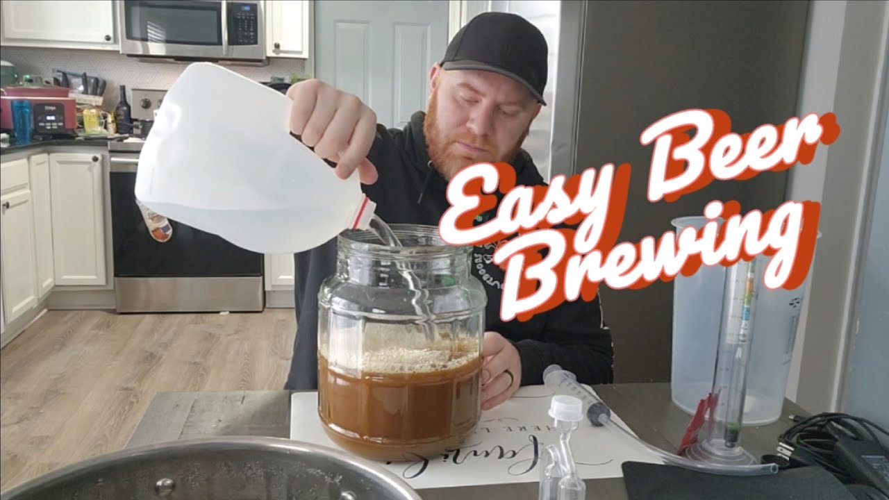 Easy beer brewing #brewing #homebrew #howto - YouTube