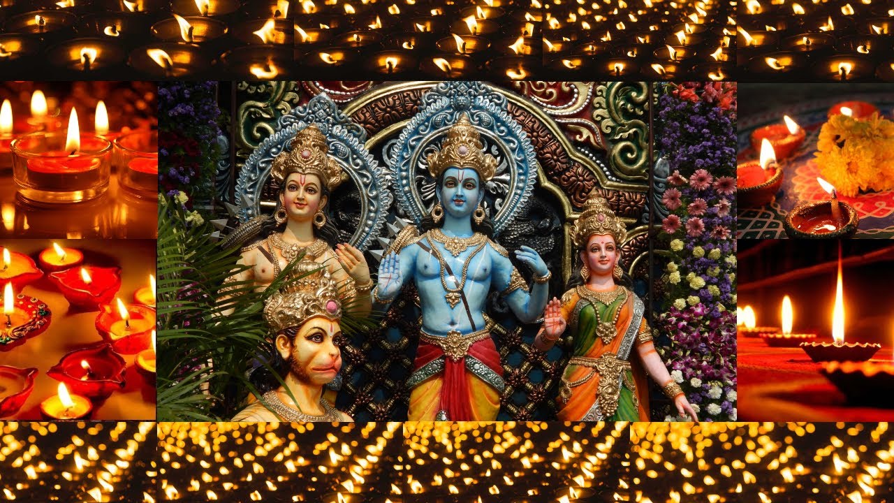 Wishing Happy Diwali !! || Ram Siya Ram || Deepavali Wishes🙏 - YouTube