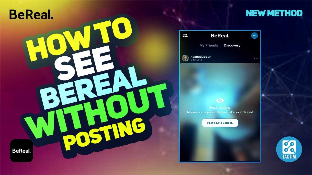 How to See Bereal Without Posting | Secret Tips and Tricks 2025 - YouTube