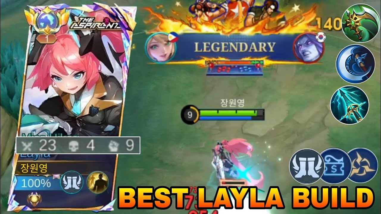 TOP GLOBAL LAYLA 1 HIT IS BACK!! LAYLA 1 HIT CRAZY BUILD 2025!😱 ( 100% BROKEN ) - MLBB - YouTube