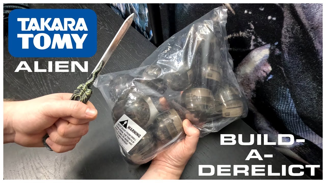 Takara Tomy Build-A-Derelict ALIEN Unboxing - YouTube