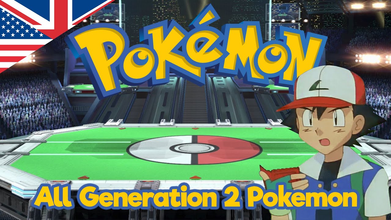 All Generation 2 Pokémon (152-251) - YouTube