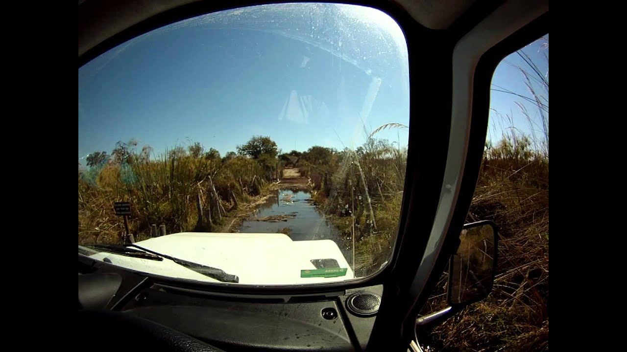 Okavango Delta crossing of 3rd Bridge - YouTube