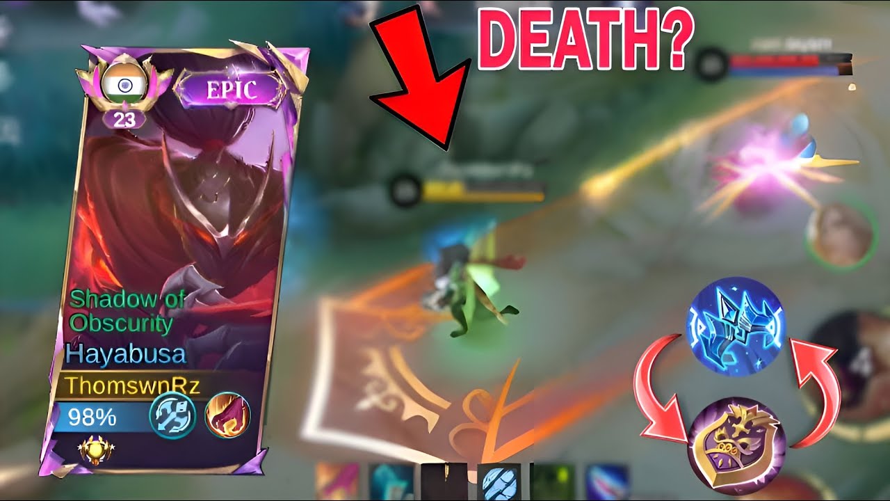 HAYABUSA best 1hit combo (must try ) | mobile legends - YouTube