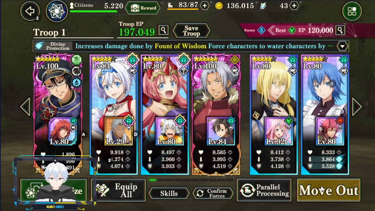 Slime Isekai Memories : Review Youm (champ in training) Light/phycial ...